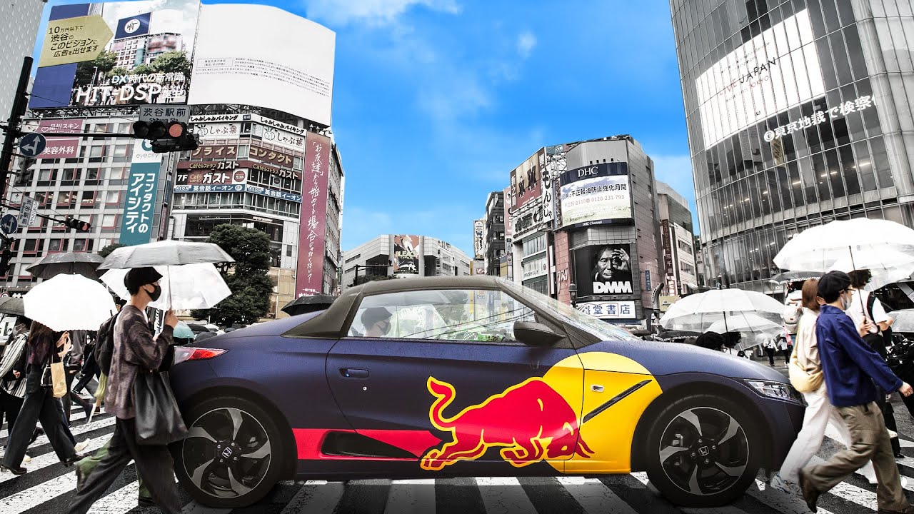F1 Drivers Race Down World’s Busiest Street 🇯🇵 - YouTube