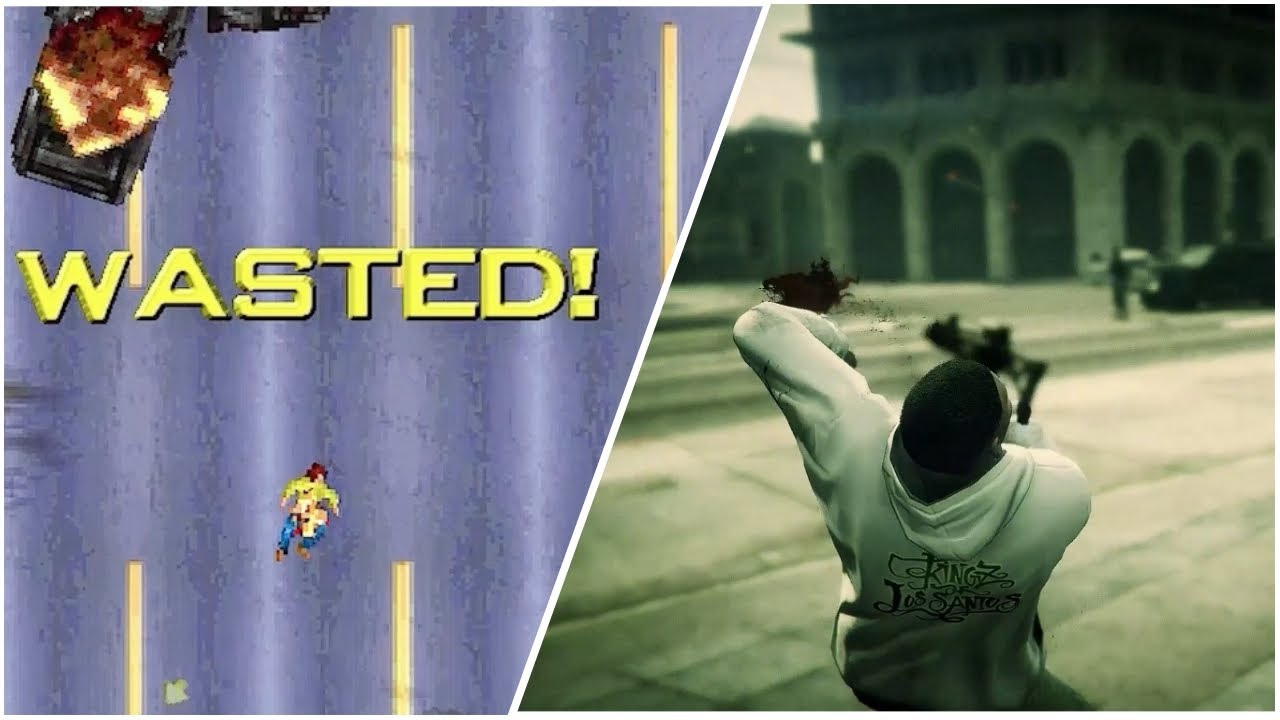 Evolution Of "WASTED" In GTA Games (1997-2020) - YouTube