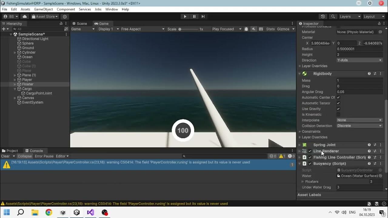 Fix AddForce cargo and Fix IsReady with floater depth calculation ...