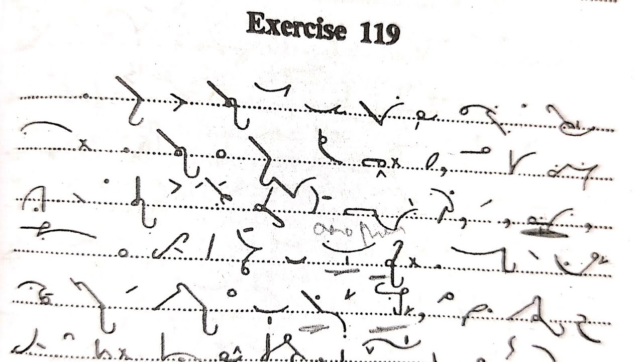 #Shorthand Pitman Shorthand Book exercise No. 119 Dictation for ...