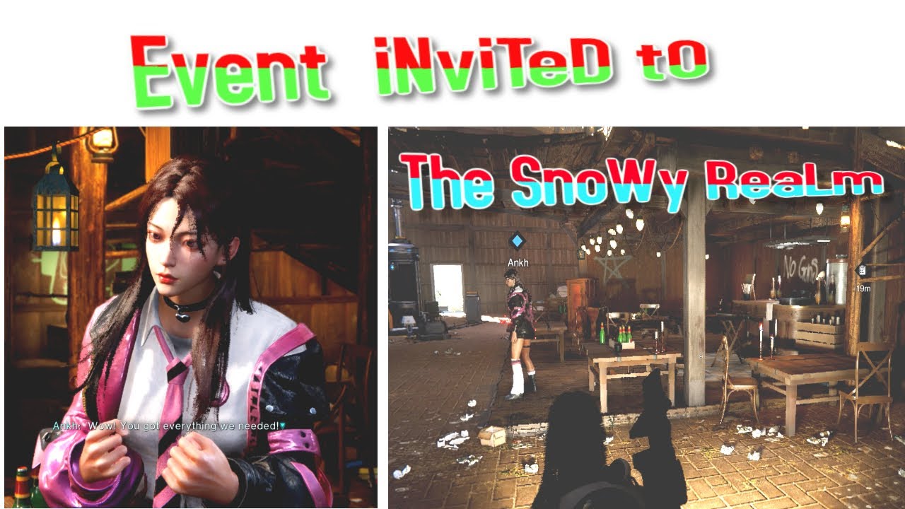 Once Human Event iNviTeD t0 The SnoWy ReaLm - taLk to ANkh, NPC story ...
