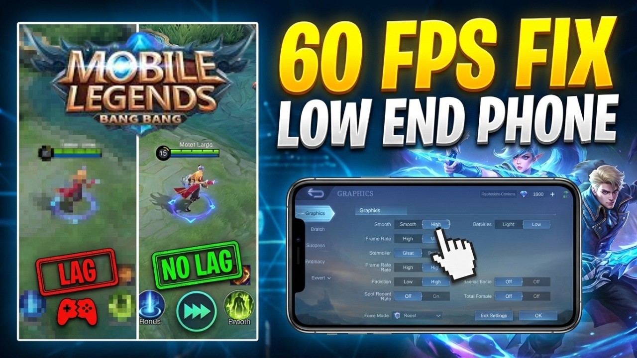 How to Play Mobile Legends on Low End Android (No Lag & High FPS) 🎮 Fix ...