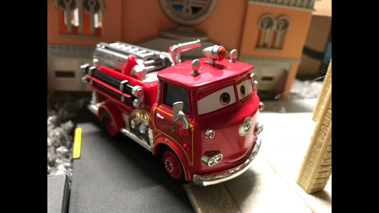 Mattel Pixar Cars 2018 Precision Series Red Die-cast - YouTube