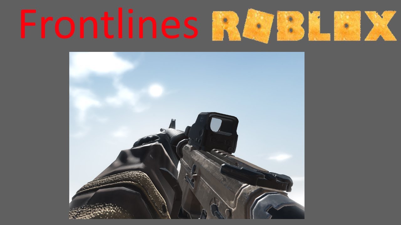 Playing Frontlines | Roblox - YouTube