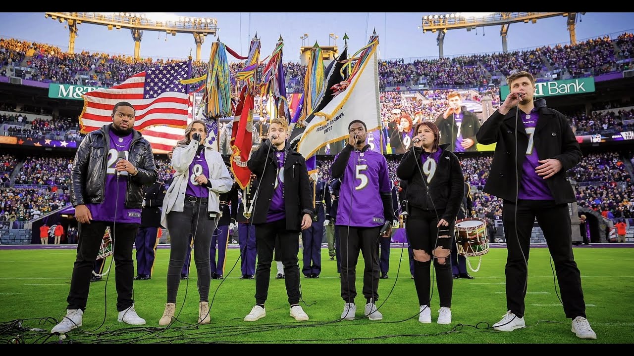The Trills - National Anthem (Baltimore Ravens 12/19/2021) - YouTube