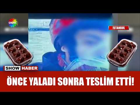 Teslimattan önce tadım yaptı!