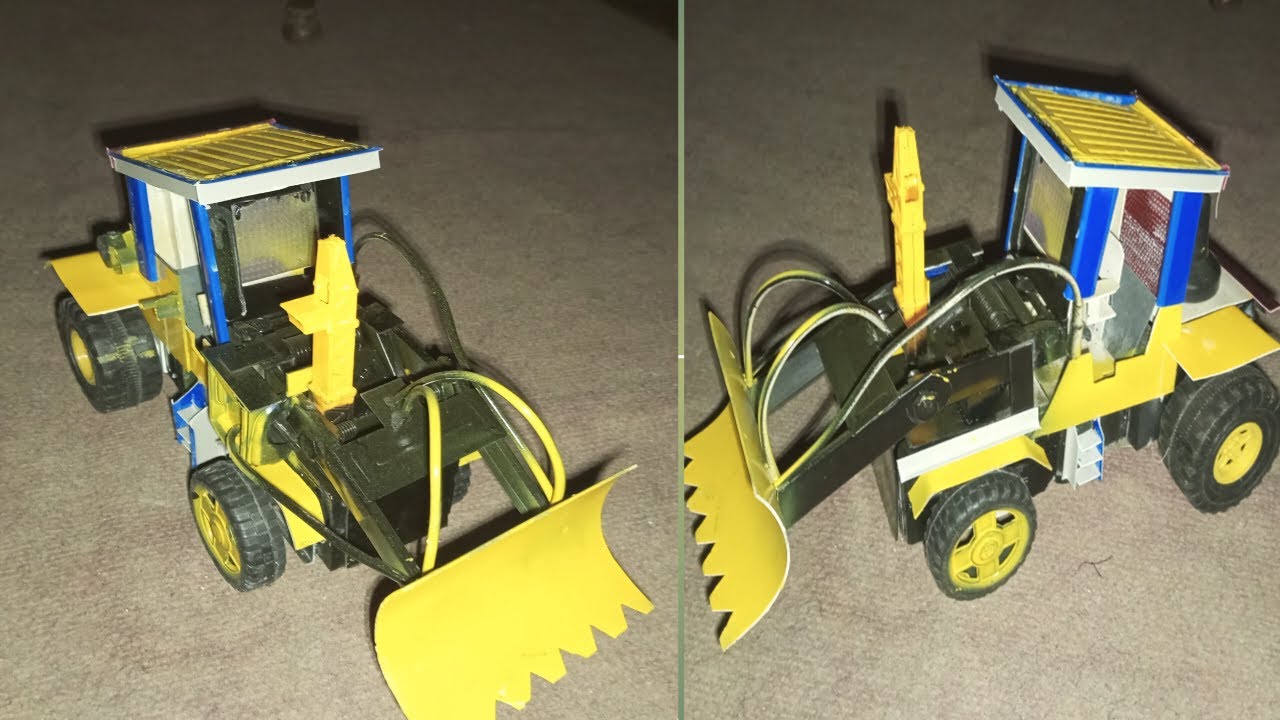 How to make front END loader || out of PVC pipe sheet part 4. - YouTube