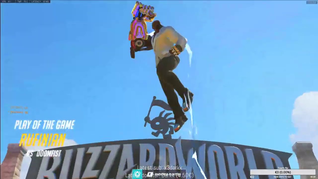 Overwatch Junior Doomfist God Rufinian Showing His Gameplay Skills ...