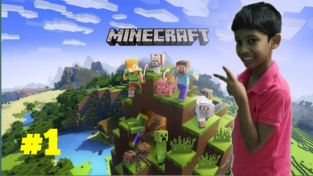 Minecraft part 1 first Survival series - YouTube