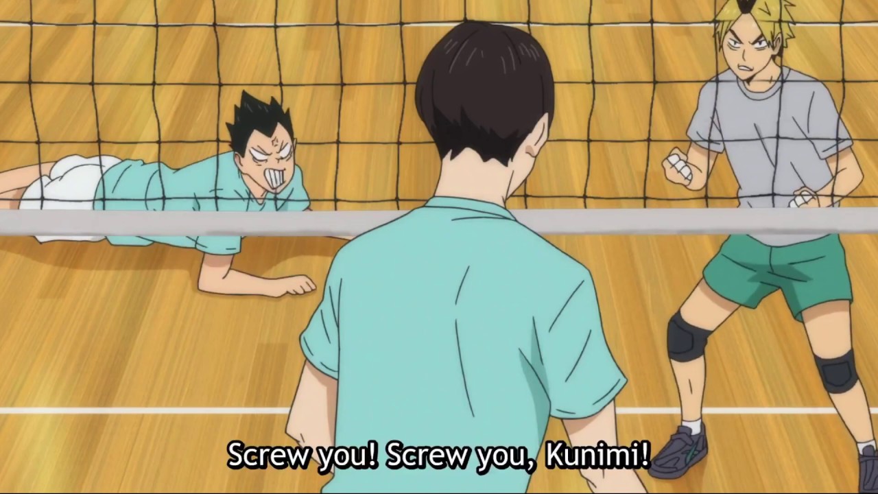 Haikyuu Kunimi Blep Haikyuu Funny Moment Youtube