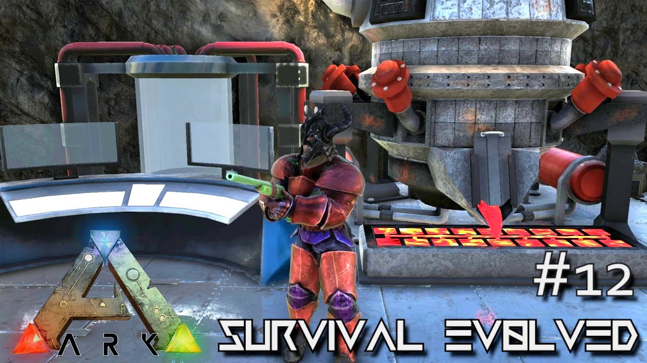 MODDED ARK: Survival Evolved - TECH CAVE & BLAST FURNACE !!! E12 ...