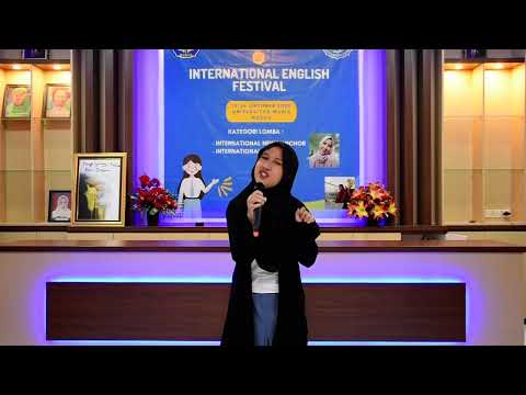 INTERNATIONAL ENGLISH FESTIVAL - Ferdiana Rosyada Selly (SMA Muhammadiyah Kudus) SINGING