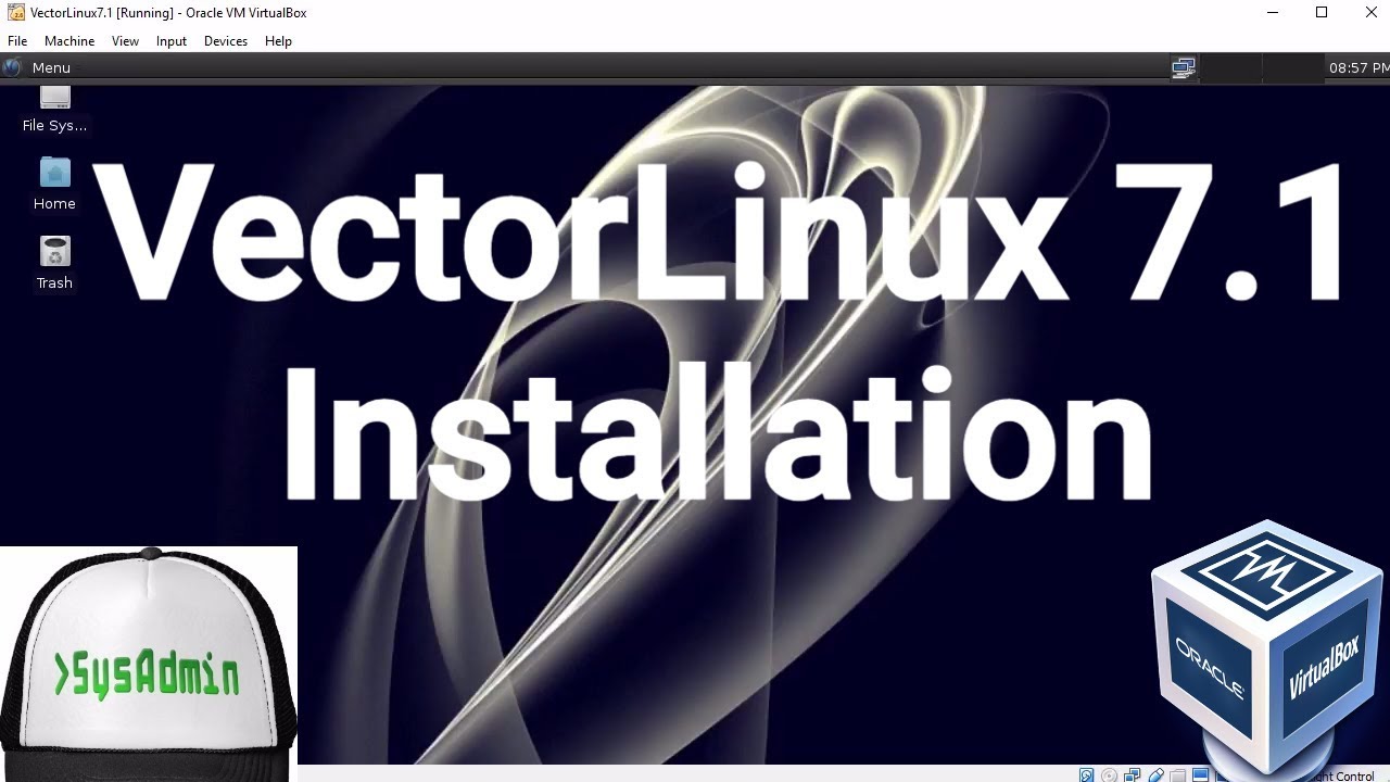 VectorLinux 7.1 Installation + Guest Additions on Oracle VirtualBox ...