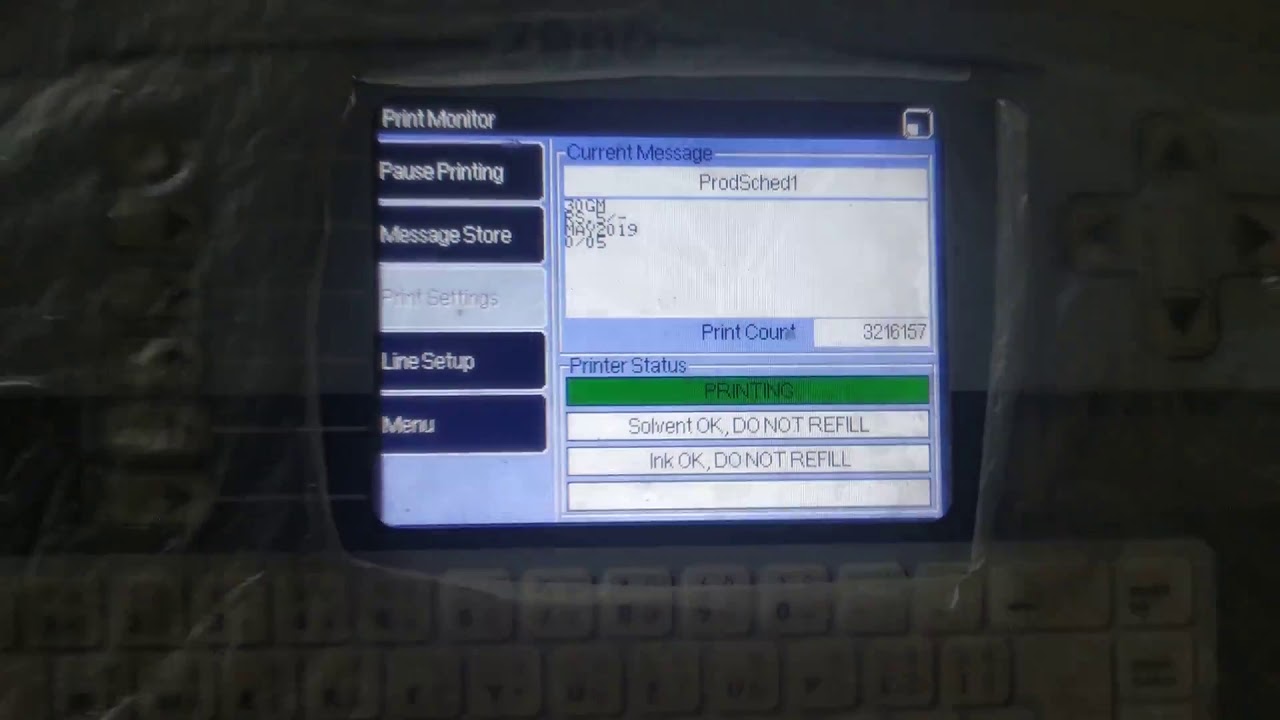 Linx 7900 Traversing print - YouTube