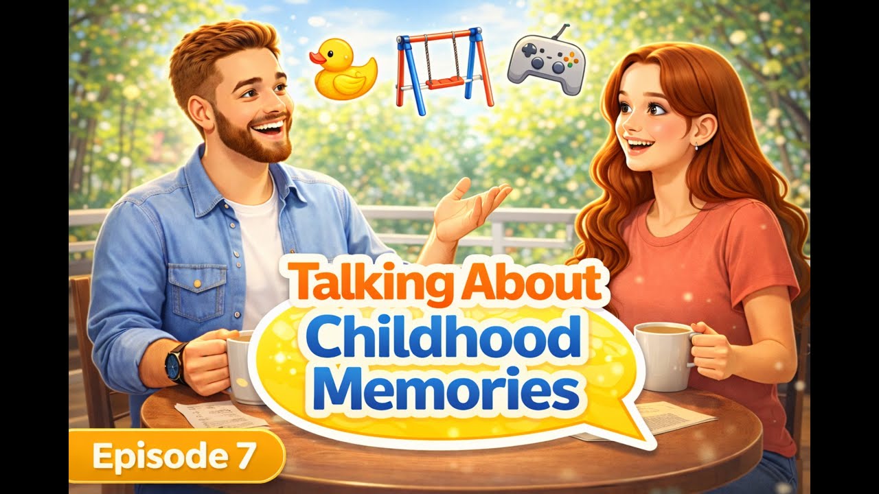 Easy English Conversation: Childhood Memories (ESL Listening Practice ...