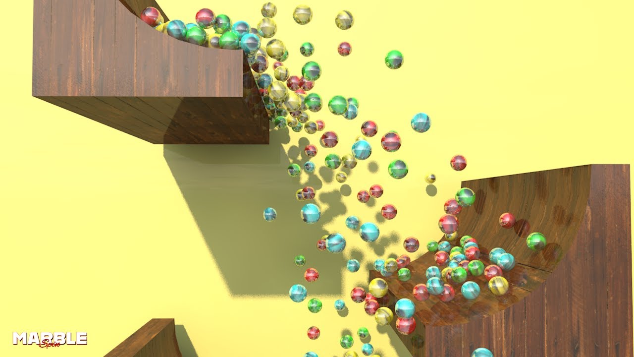 3D Marble Ball Run Animation 36 - YouTube