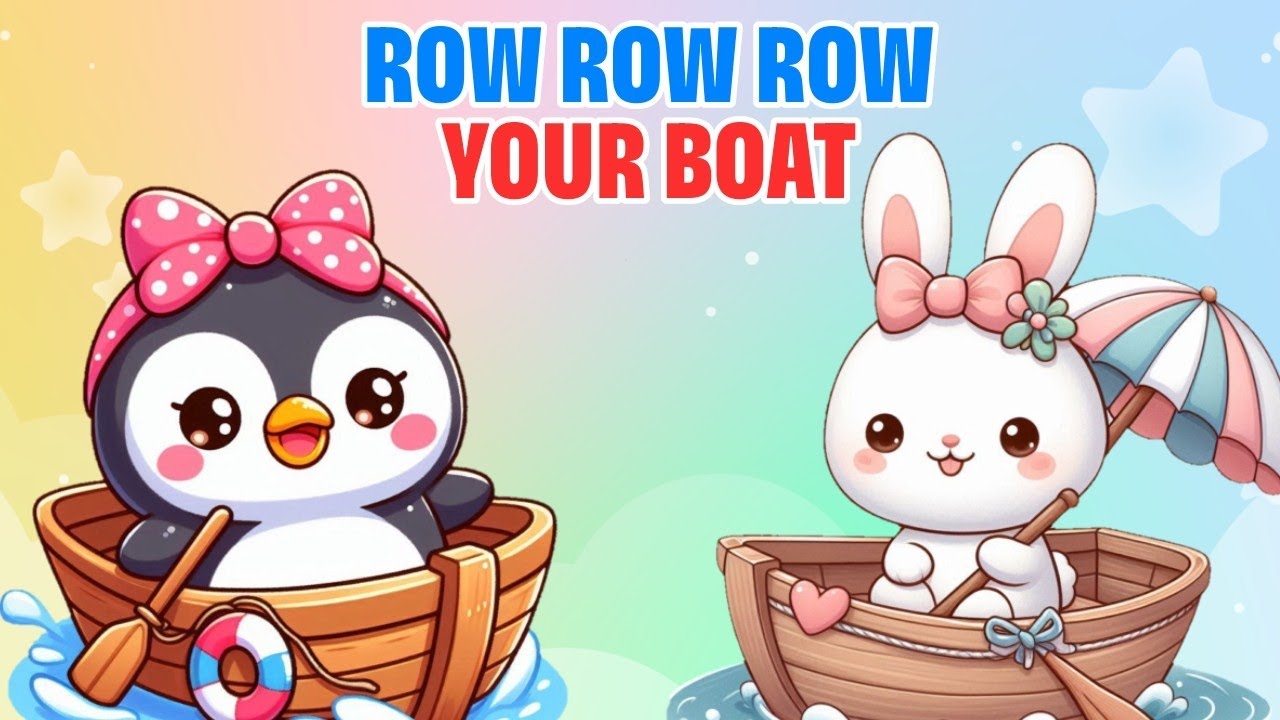 Row, Row, Row Your Boats | Super Simple Songs | Songs Kids Family Happy ...