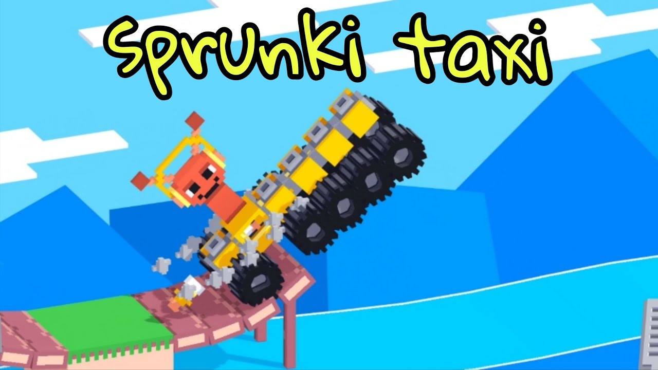 Sprunki taxi offroad on fancade - YouTube