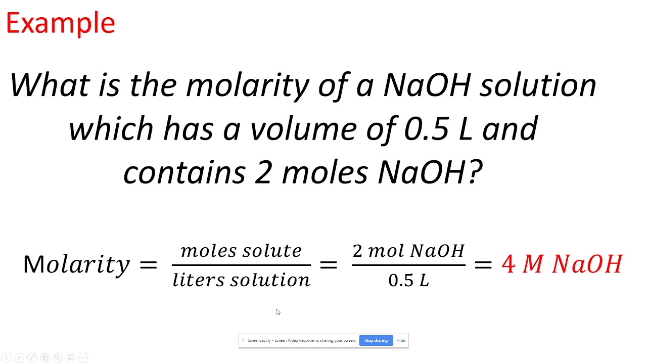 Concentration Molarity YouTube concentration-molarity-youtube