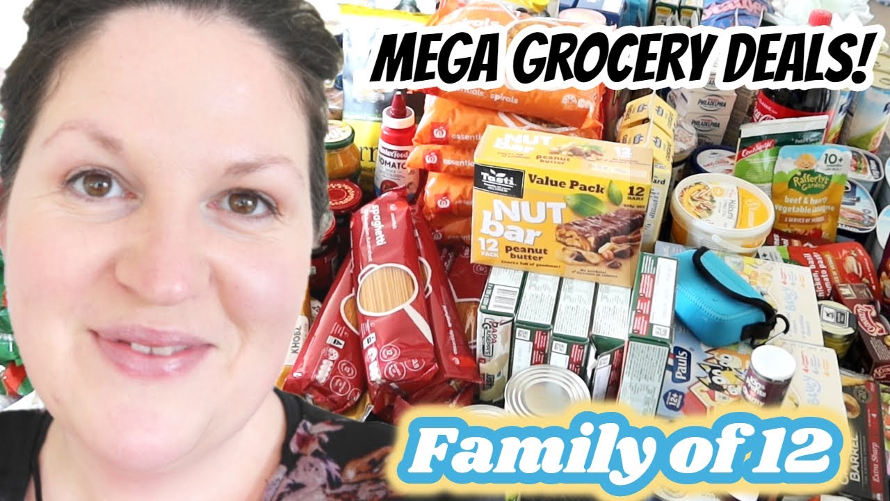 Mega Grocery Deals: A Super Savings Bonus Grocery Haul for Family of 12 ...