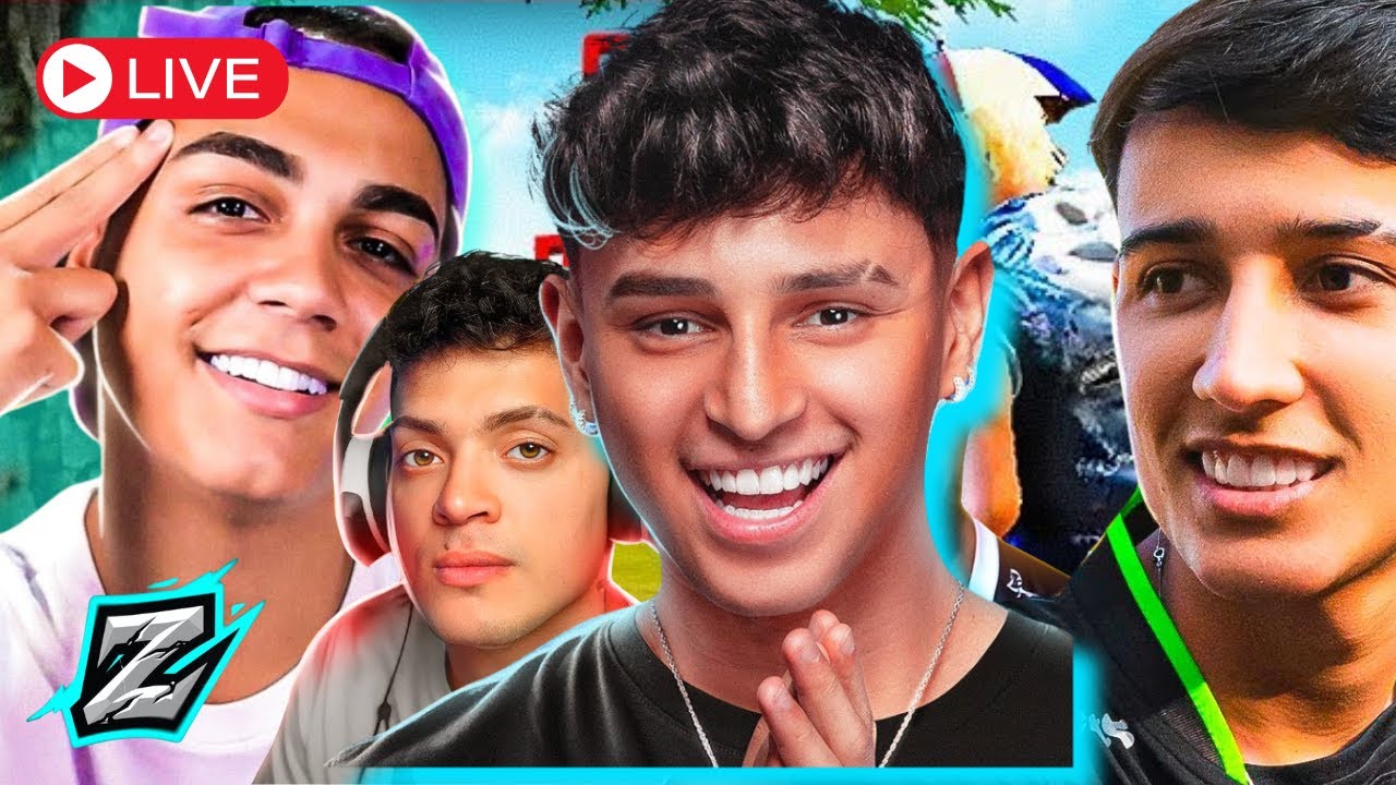 LIVE ON 🔴 NOBRU, BAK, FREITAS E CEROL 🔴 OS MAIS BRABOS DO FREE FIRE 🔴 FREE FIRE AO VIVO - YouTube