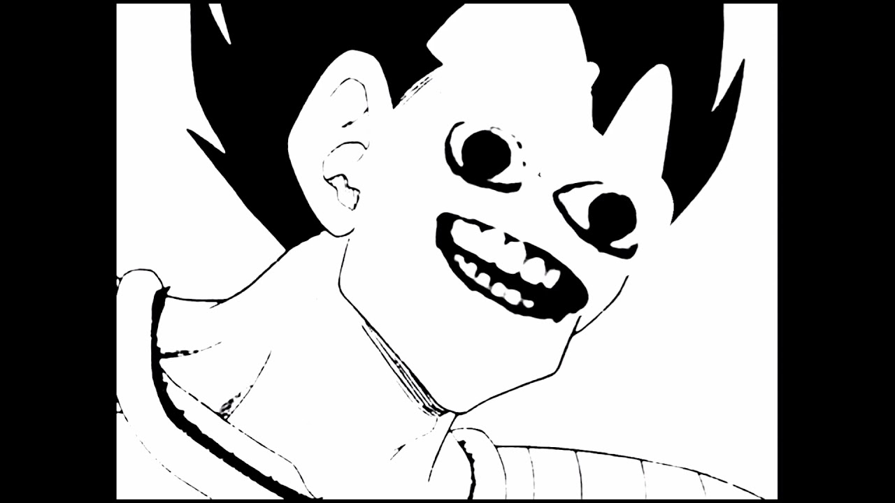 Vegeta Becomes Uncanny DBZ CURSED VIDEO - YouTube