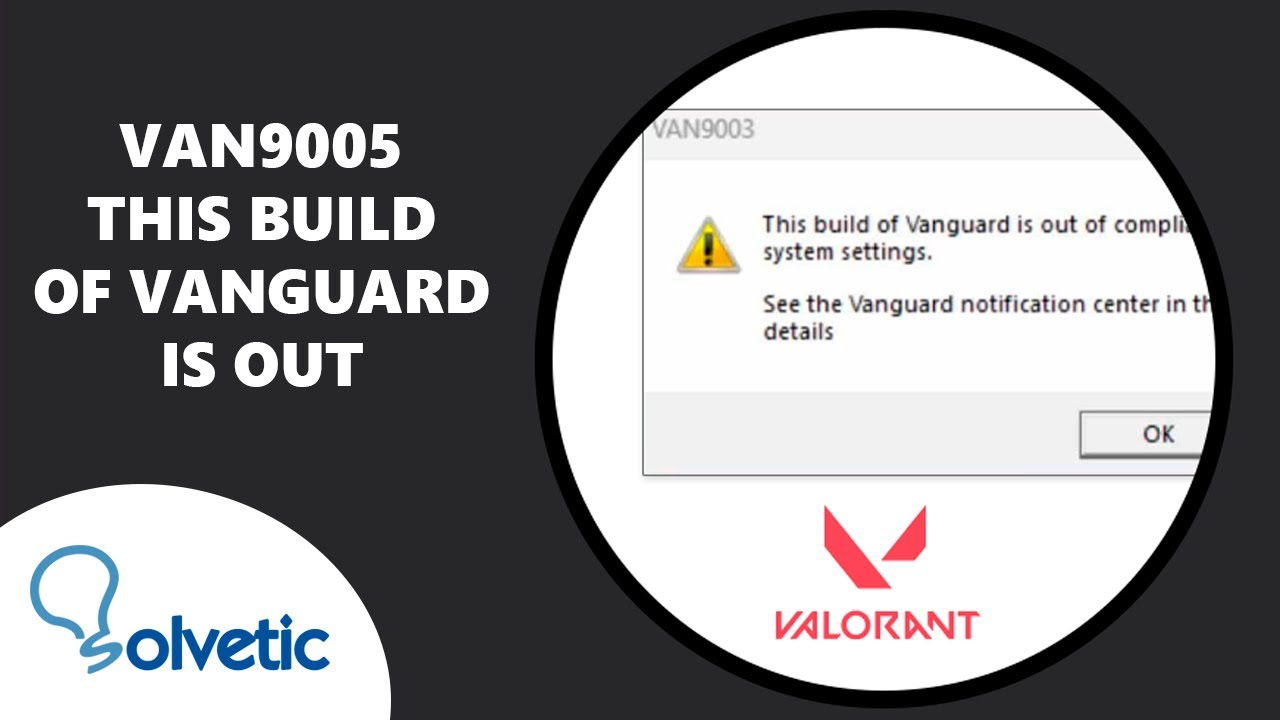 VAN9005 this Build of Vanguard is Out of Compliance with Current System ...