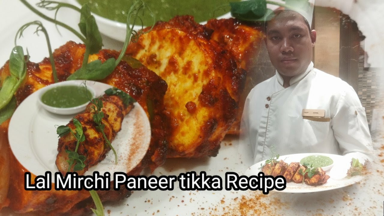 Lal Mirchi paneer tikka Recipe | Lal Mirchi paneer | Restaurant style ...