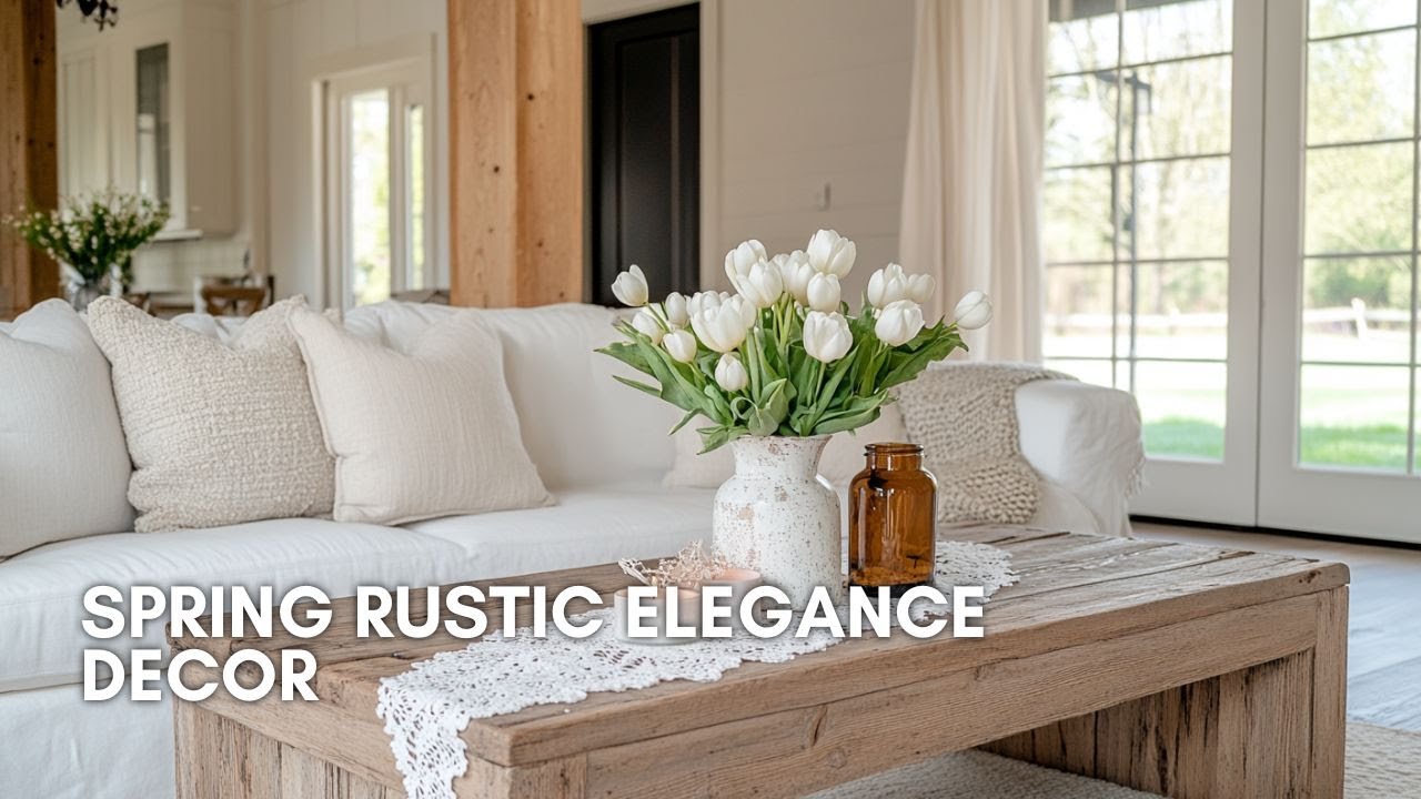 Spring Rustic Elegance Decor | Cozy & Timeless Home Decorating Ideas ...