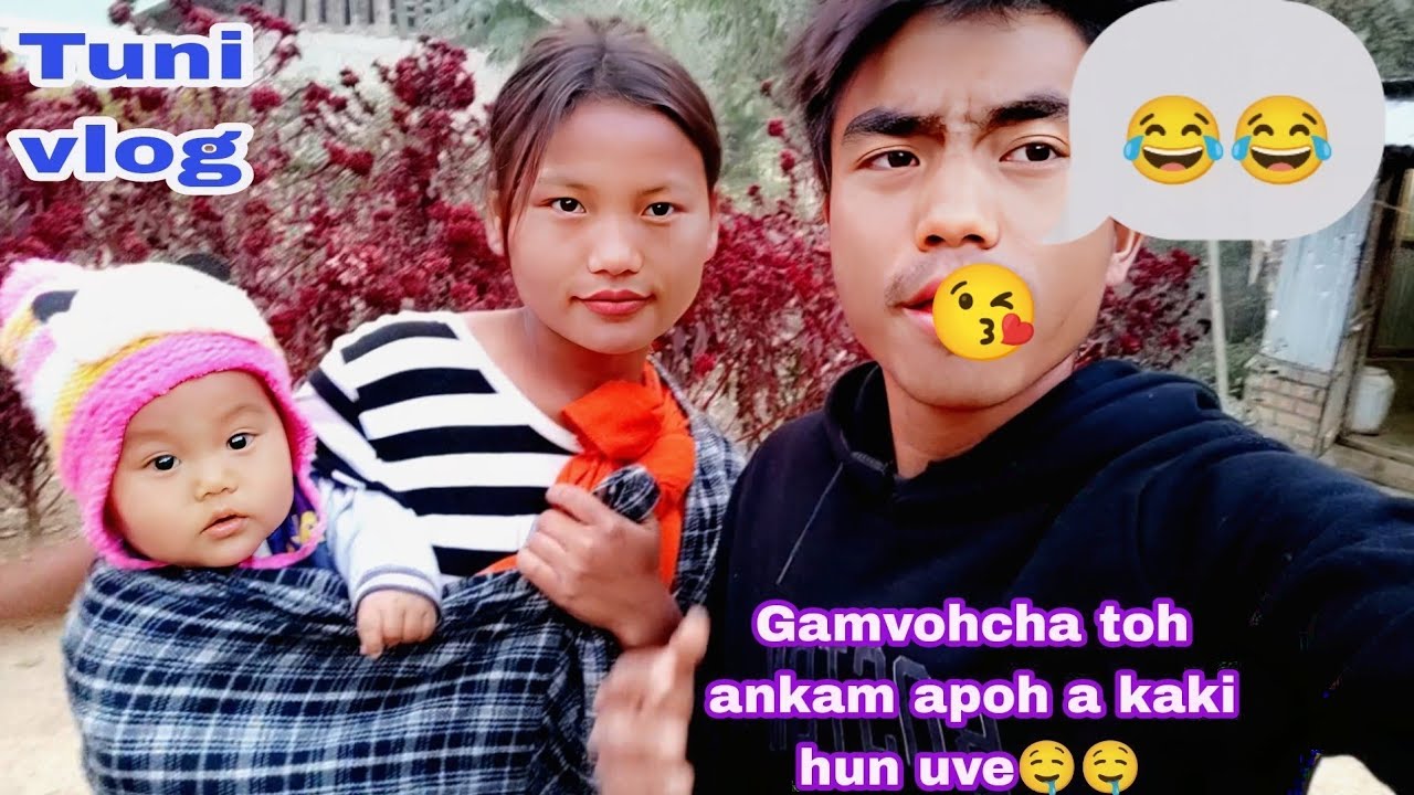 gamvohcha sa leh ankam poh a jong ka ne uve momo2 jong #couple #vlog ...