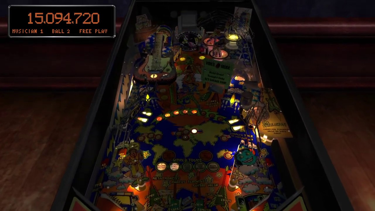 Al's Garage Band Goes On A World Tour Pinball Arcade - YouTube