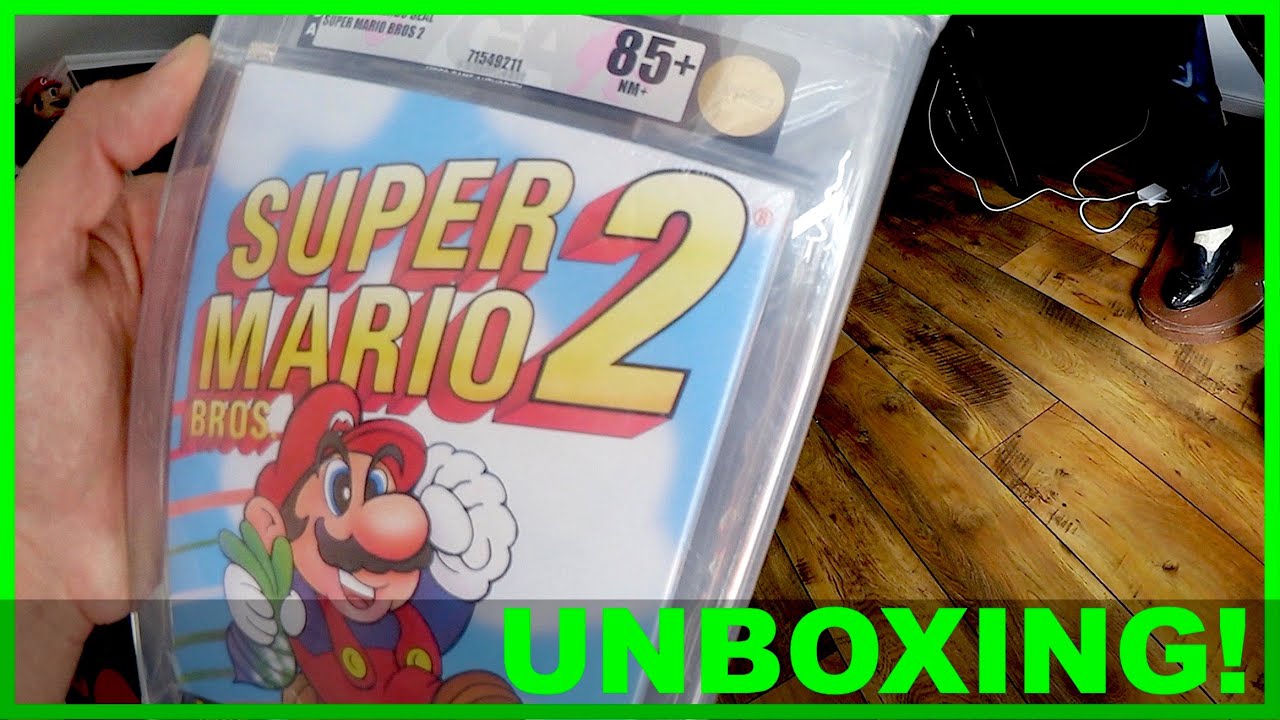 Super Mario Bros. 2 VGA 85+ Gold l New Factory Sealed - Flying Uwe ...