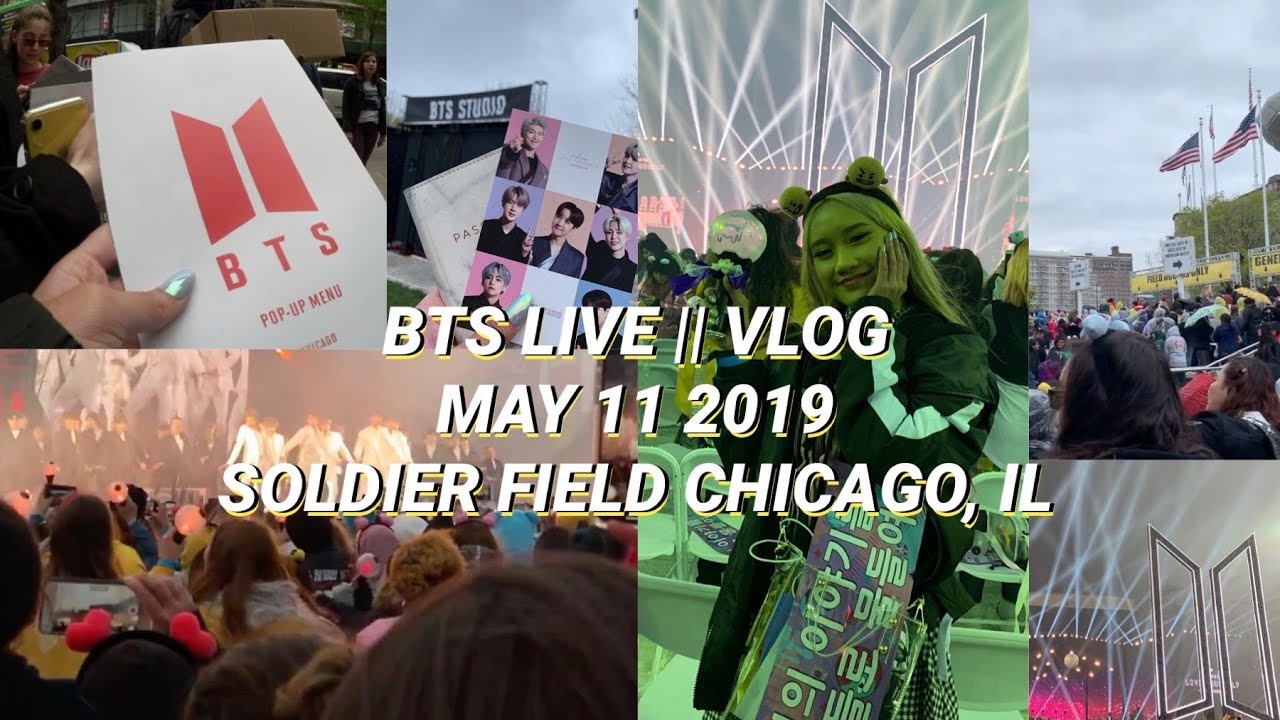 BTS DAY 1 CONCERT IN CHICAGO LOVE YOURSELF; SPEAK YOURSELF || one year ...
