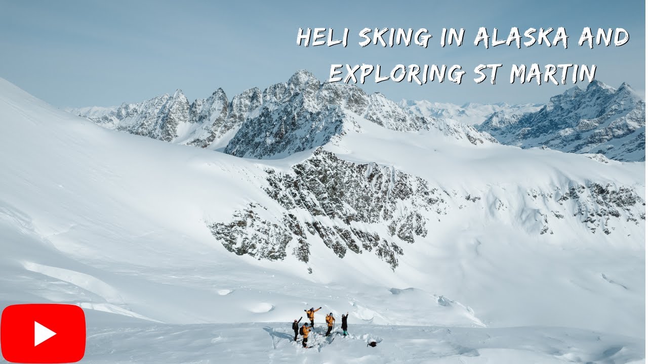 Showing you a couple of beautiful spots in St Martin and heli sking for ...