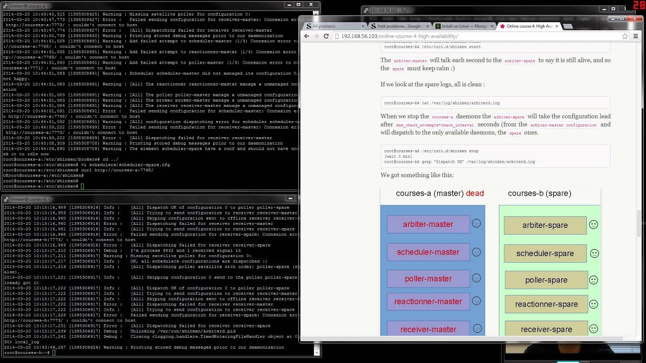 Shinken online course 4 : high availability (FR) - YouTube