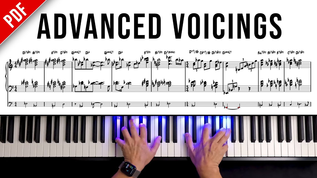 Creative Jazz Piano Voicings That Defy The Rules | Piano Sheet Music # ...
