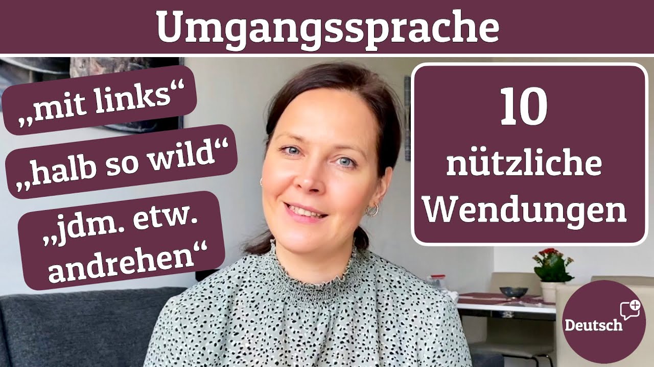 Deutsche Umgangssprache: Kennst du alle Wendungen? (B2 - C2) - YouTube