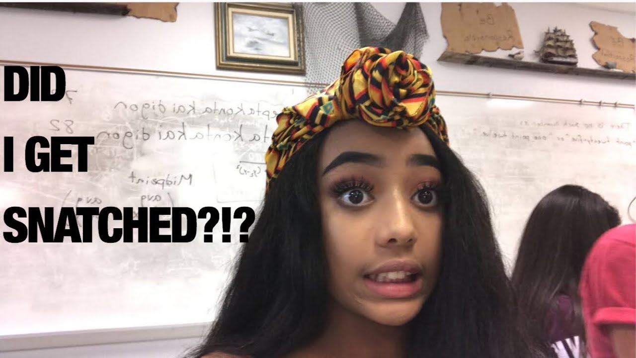 WEARING A WIG DURING SCHOOL! WILL I GET SNATCHED?!? - YouTube