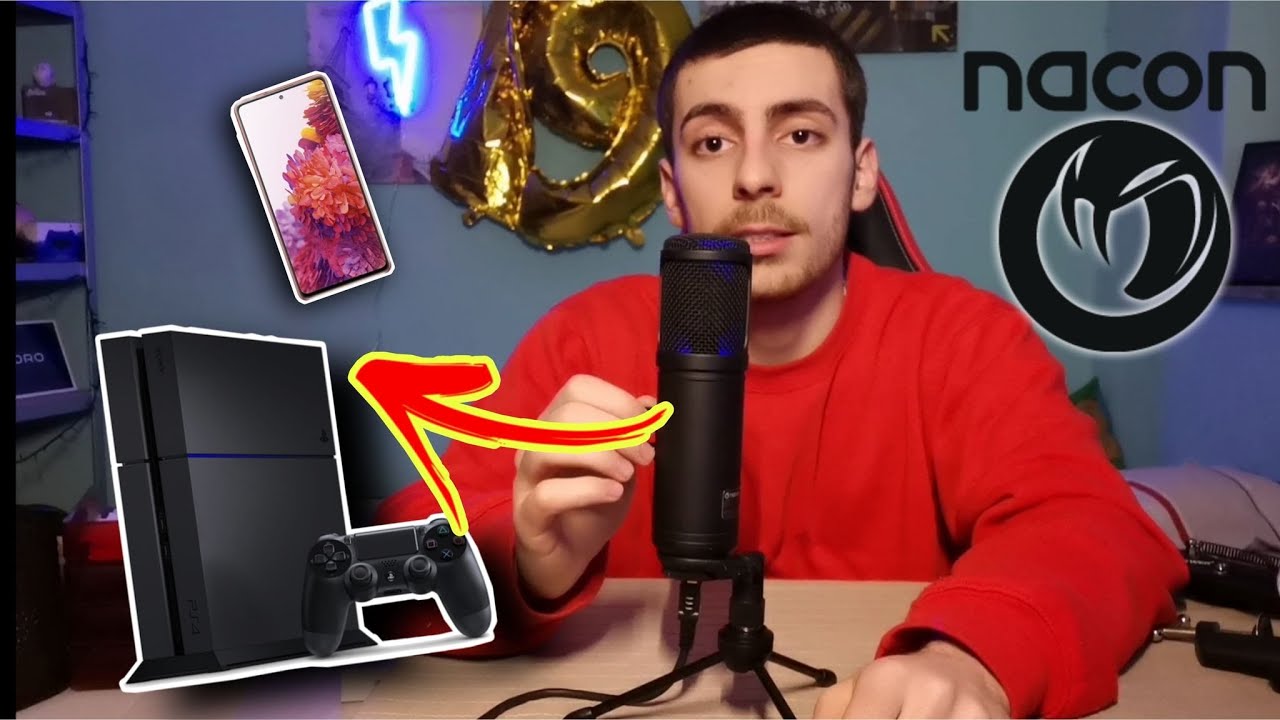 Test complet sur le micro Nacon 200mic /ps4/ps5/téléphone ! - YouTube