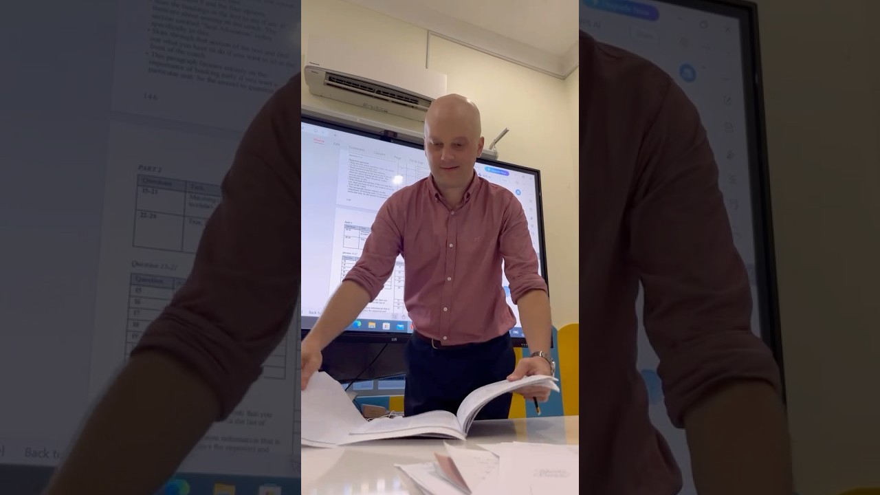 English Tutor Job - in the Classroom - YouTube