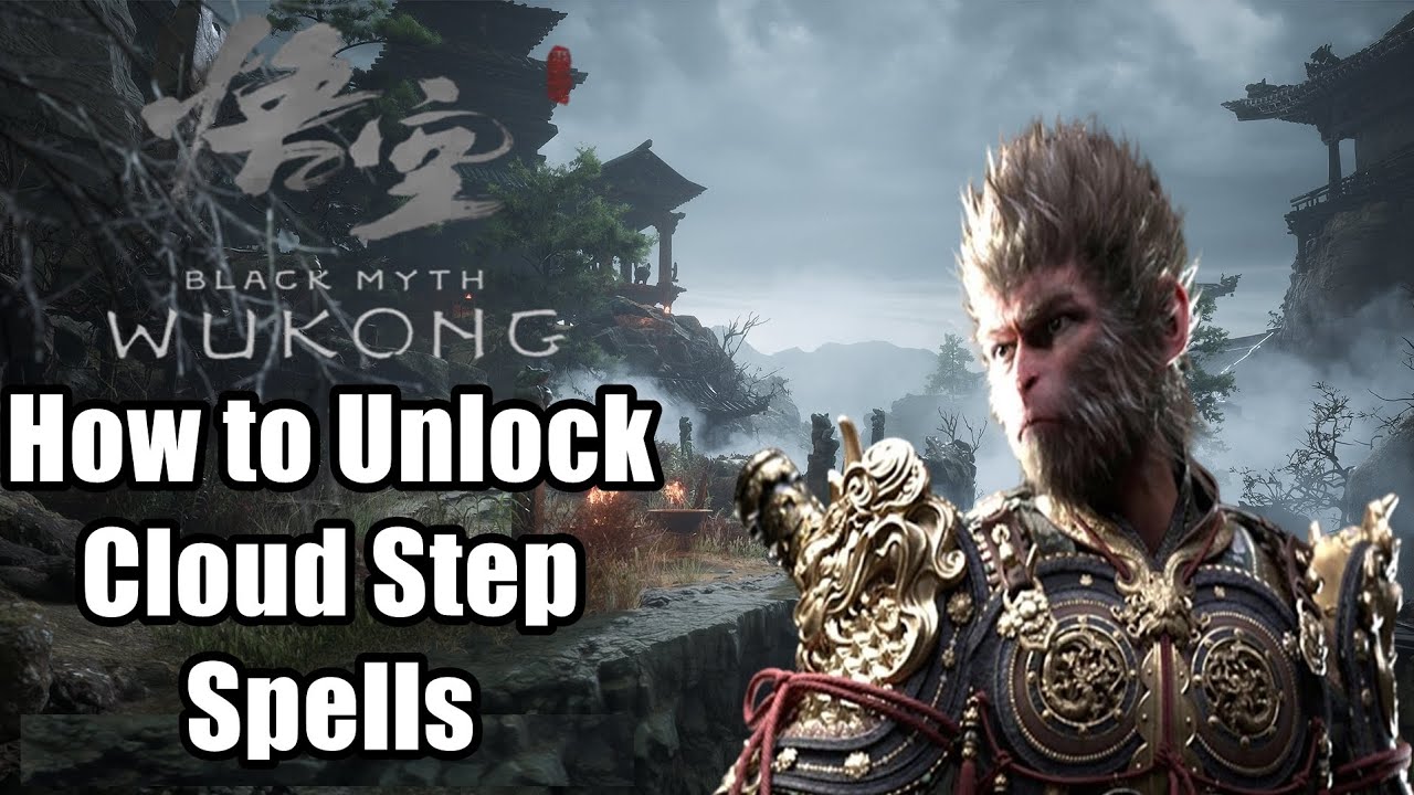 Black Myth Wukong How to Unlock Cloud Step Spells - YouTube