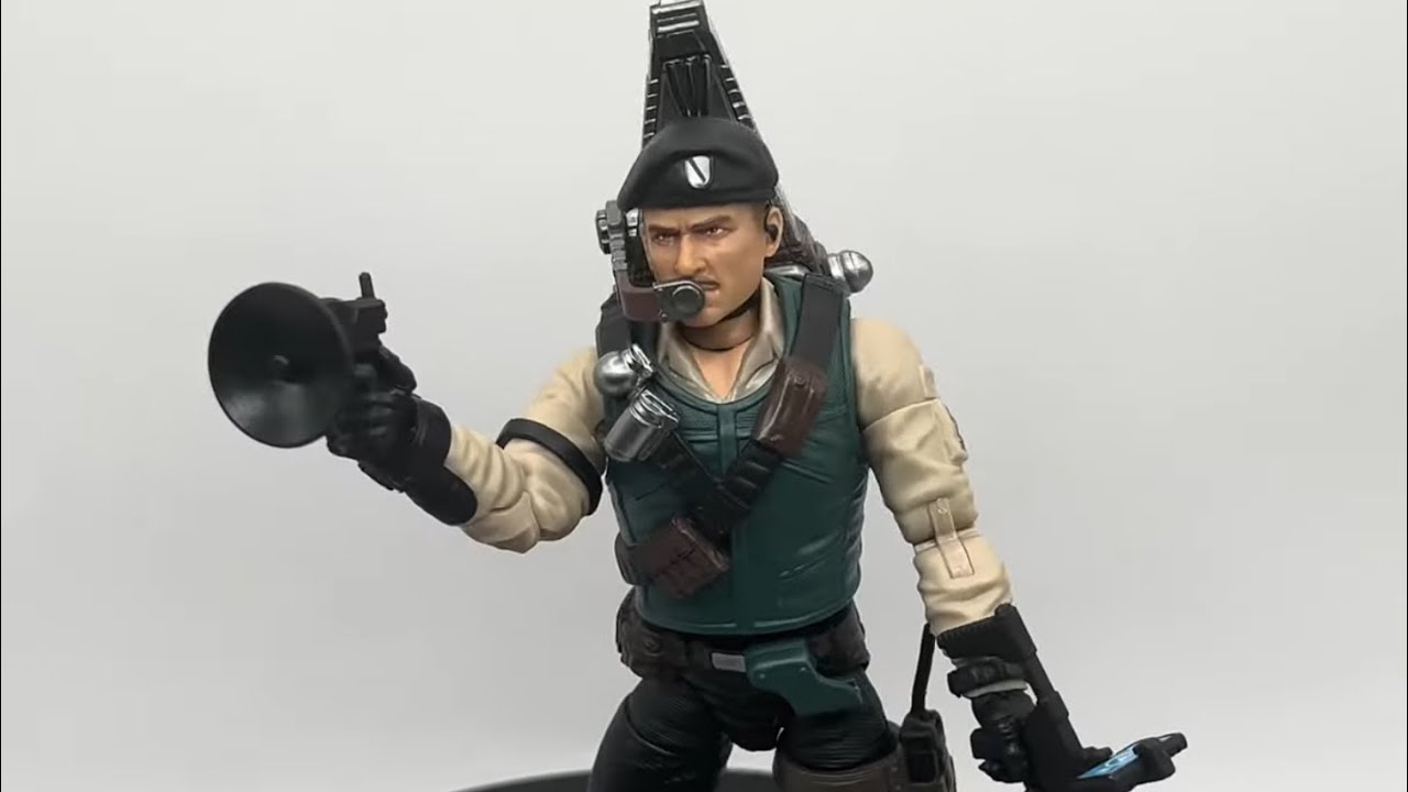 GIJOE CLASSIFIED Dial-tone Figure Review - YouTube