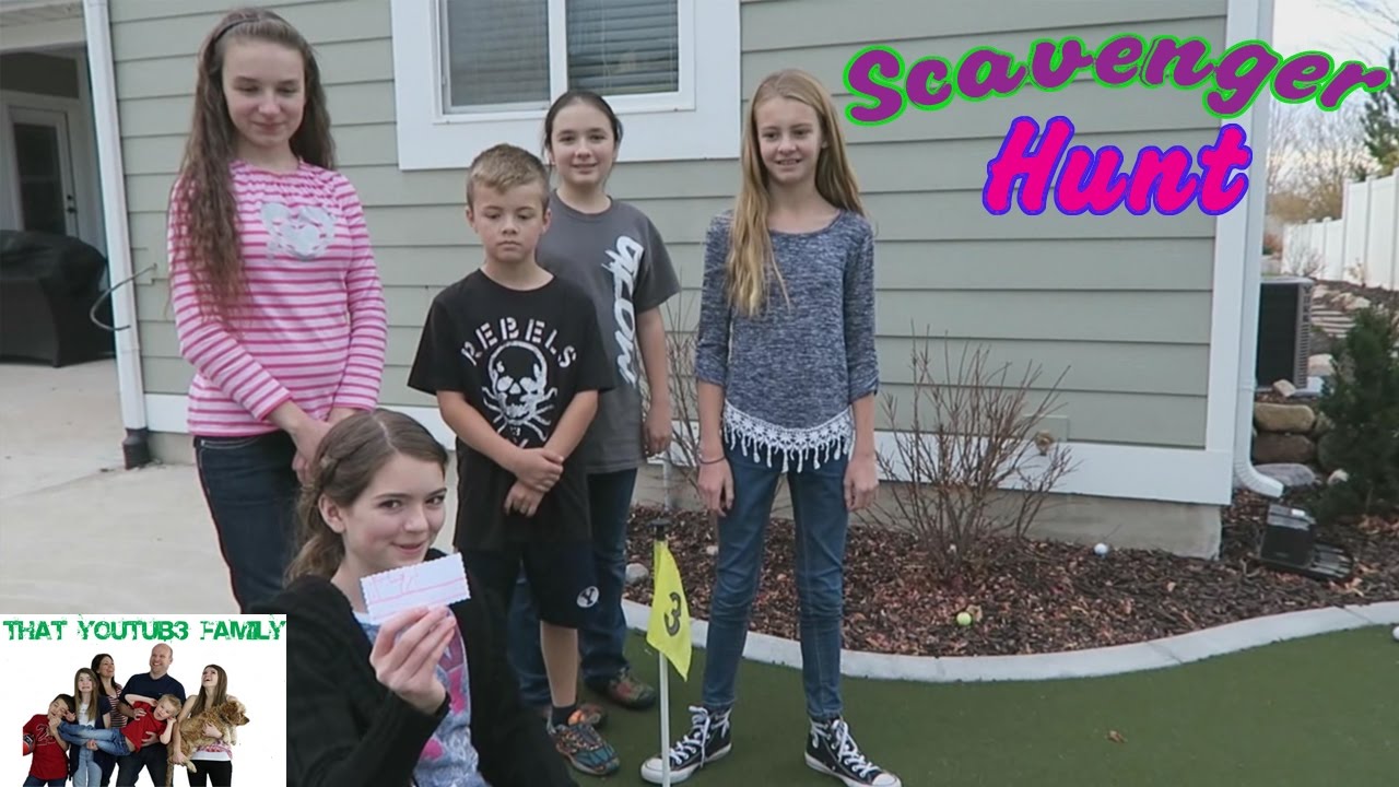 Surprise Scavenger Hunt - YouTube