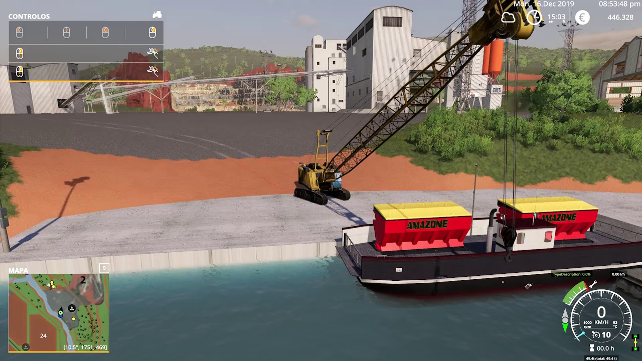 FS19 - Mining & Construction Economy - First test Liebherr HS875HD ...