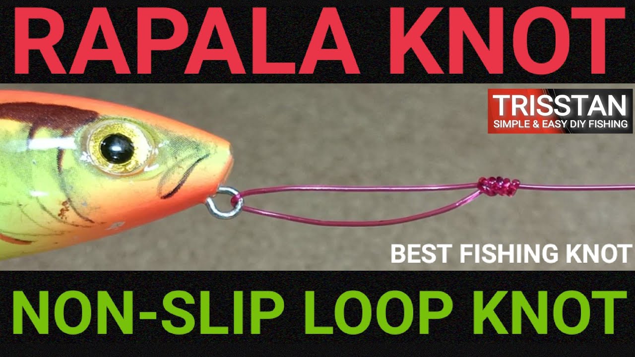 RAPALA KNOT TUTORIAL | Perfect non-slip fishing loop knot | Best ...