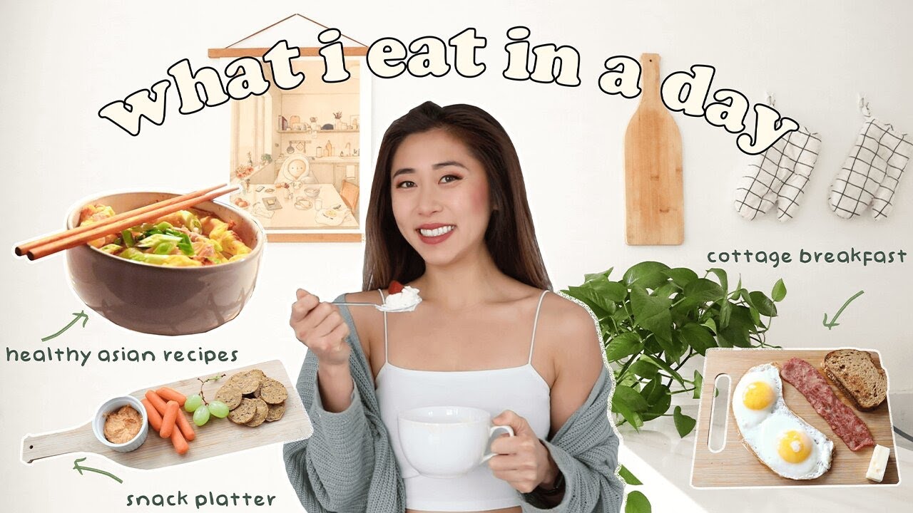 what i eat in a day | *healthy + realistic + easy * - YouTube