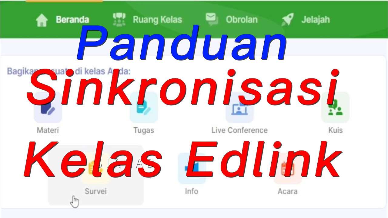 Panduan Dosen - Sinkronisasi Kelas LMS ( Learning Management System ) Edlink Universitas ...