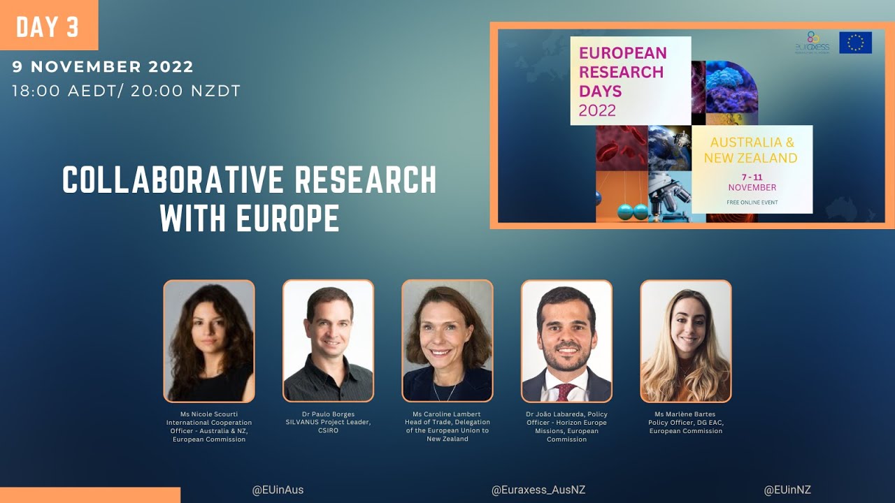 Collaborative Research with Europe | Day 3 | European Research Days ...