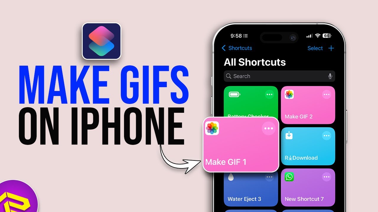 Shortcuts in 3 Minutes: How to Make GIFs on iPhone | Quick GIF Creation ...