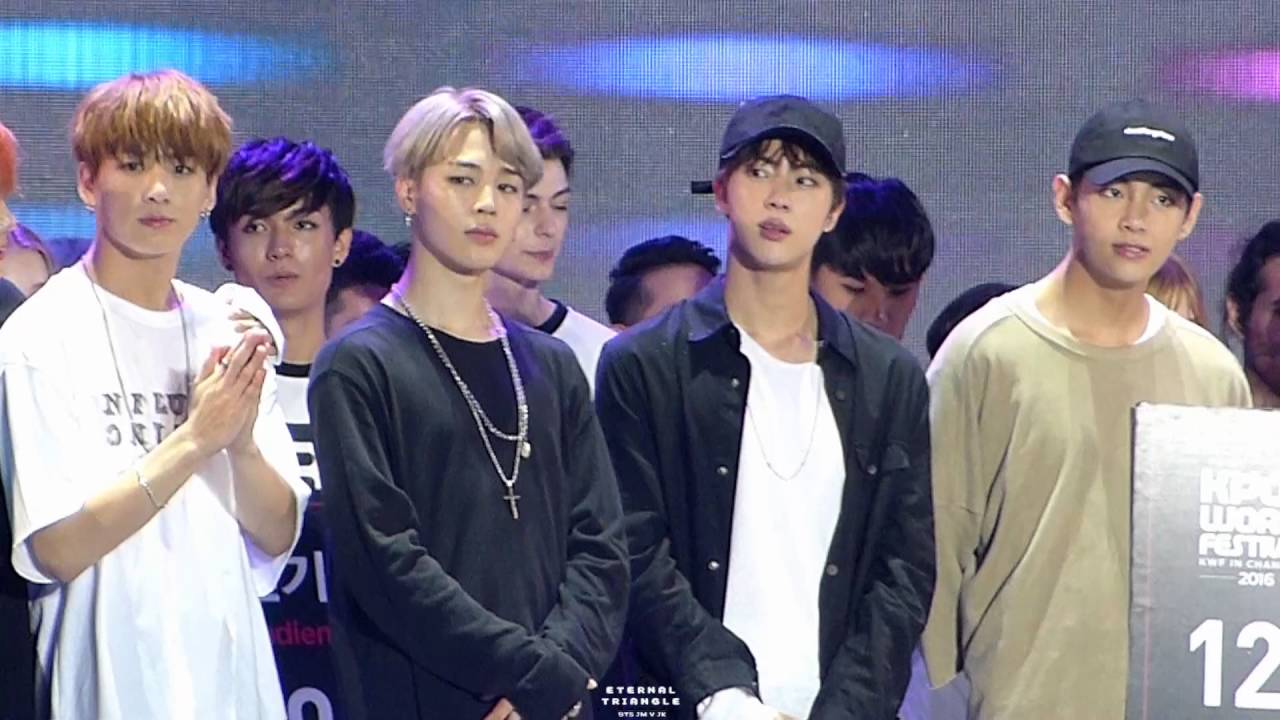 160930 BTS V & JM the cute angels - YouTube